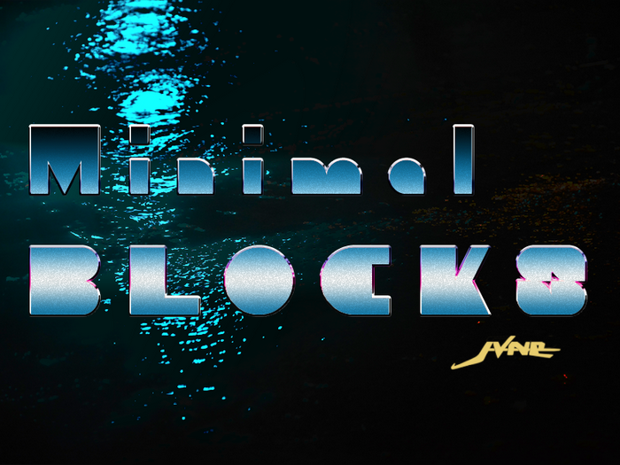 JVNE Minimal Blocks | FontStruct